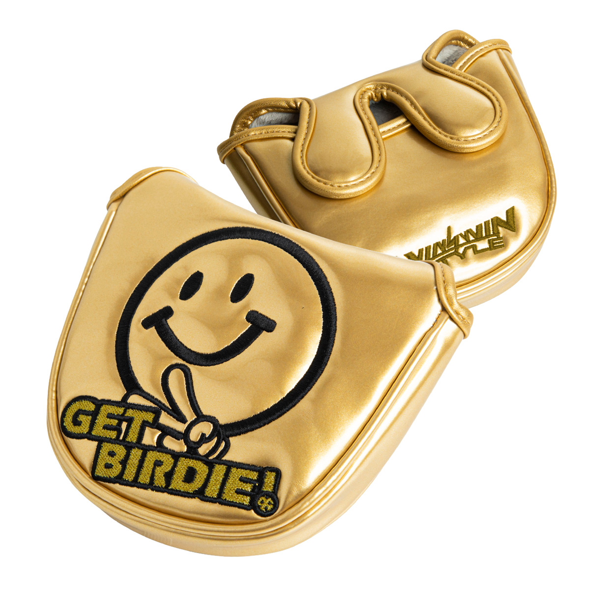 【ゴルフヘッドカバー】GET BIRDIE! PUTTER COVER マレットタイプ(PUパールエナメル) / 【公式オンラインショップ ...